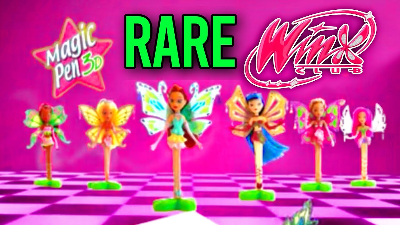 RARE Winx Club Enchantix Bebek Kalem Reklamı Türkçe Magic Pen 3D ...
