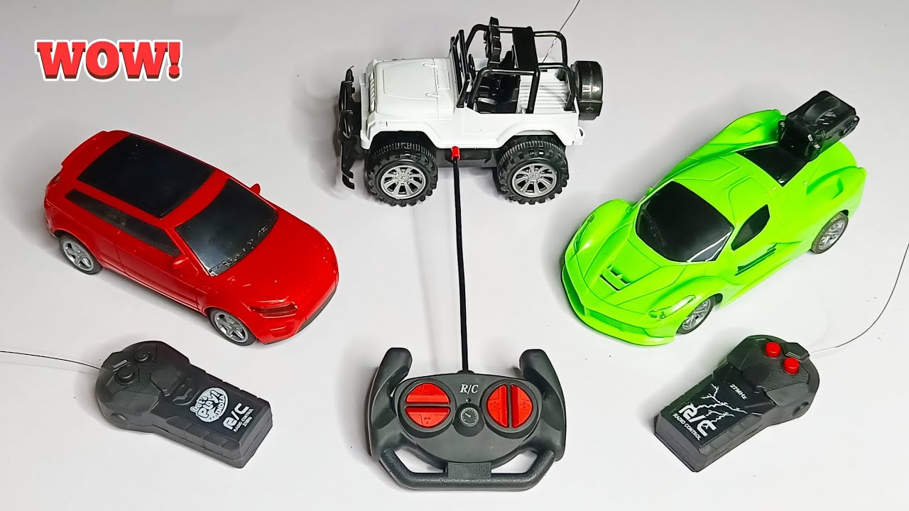 remote control raceing car|RC Jeep,RC Spray Car, RC toy Car Unboxing ...