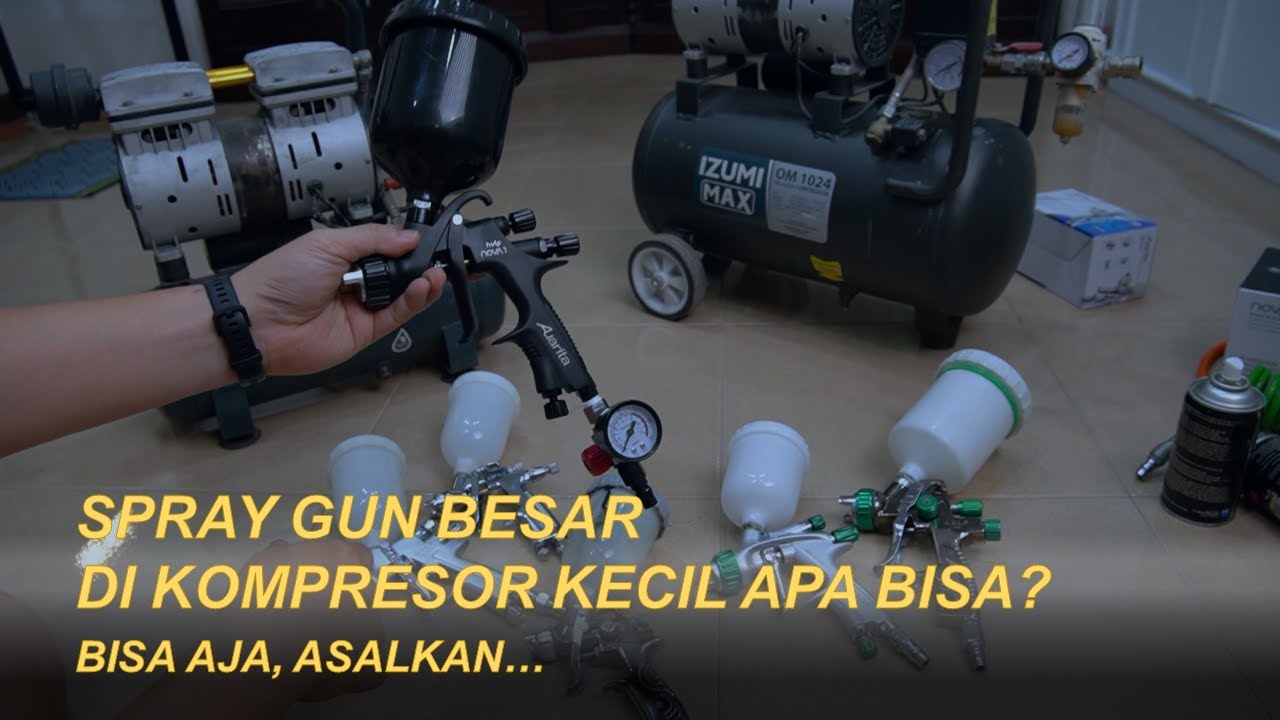 Spray Gun Besar, Kompresor Kecil Apa Bisa? | Hitungan Kompresor & Spray ...