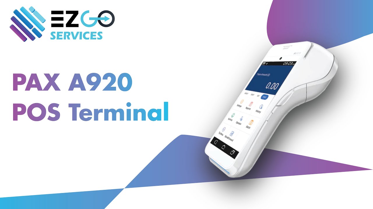 Pax A920 - Android POS terminal #Androidpaymentterminal #mobilepos # ...