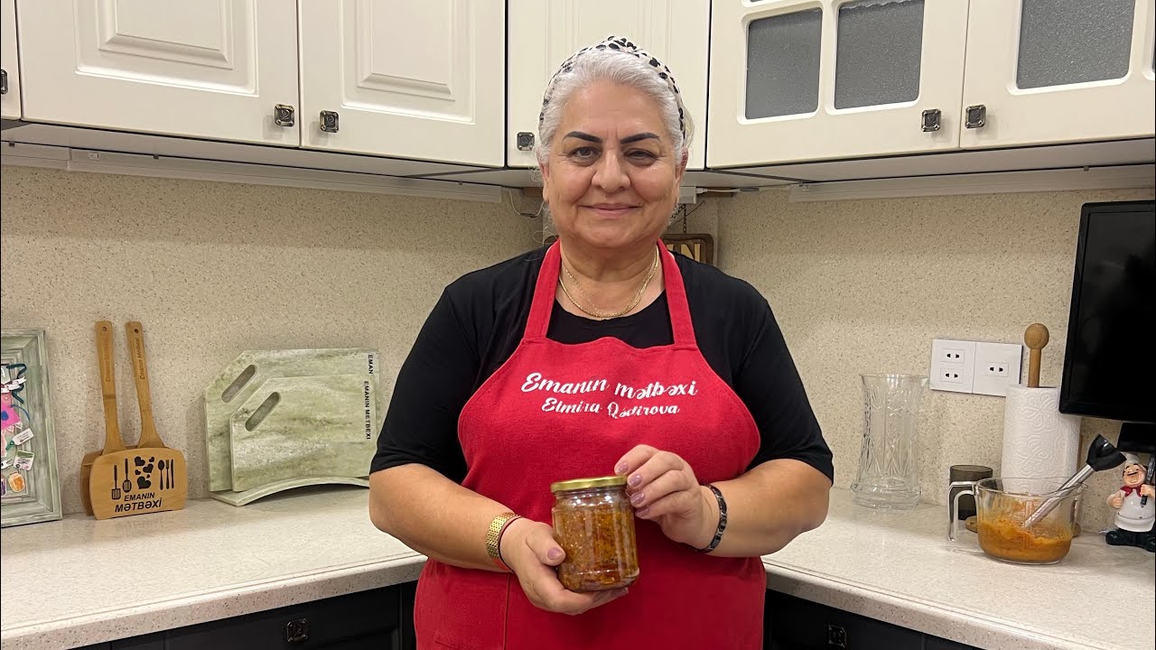 BADIMCAN İKRASI.ИКРА ИЗ БАКЛАЖАНОВ. QIŞA HAZIRLIQ - YouTube