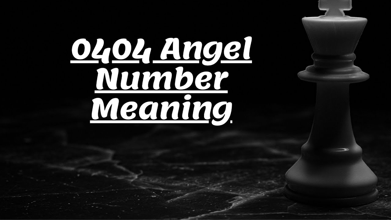 0404 Angel Number Meaning - YouTube