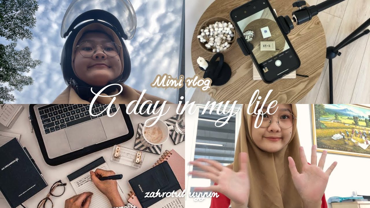 Daily vlog : as content creator and student collage - YouTube