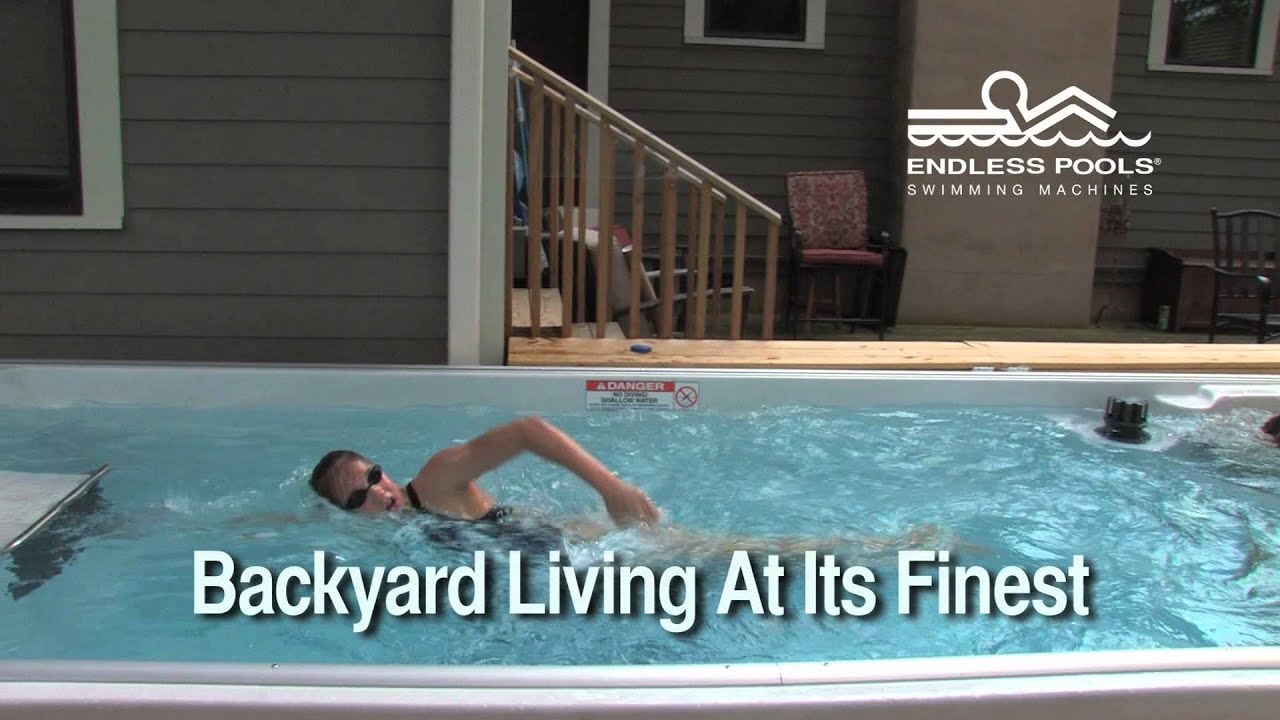 Endless Pools Swim Spa (Swimming Pool with Hot tub) Overview/Commercial ...