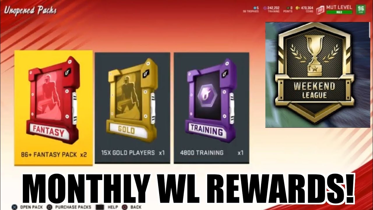 Weekend League Monthly Rewards! - YouTube