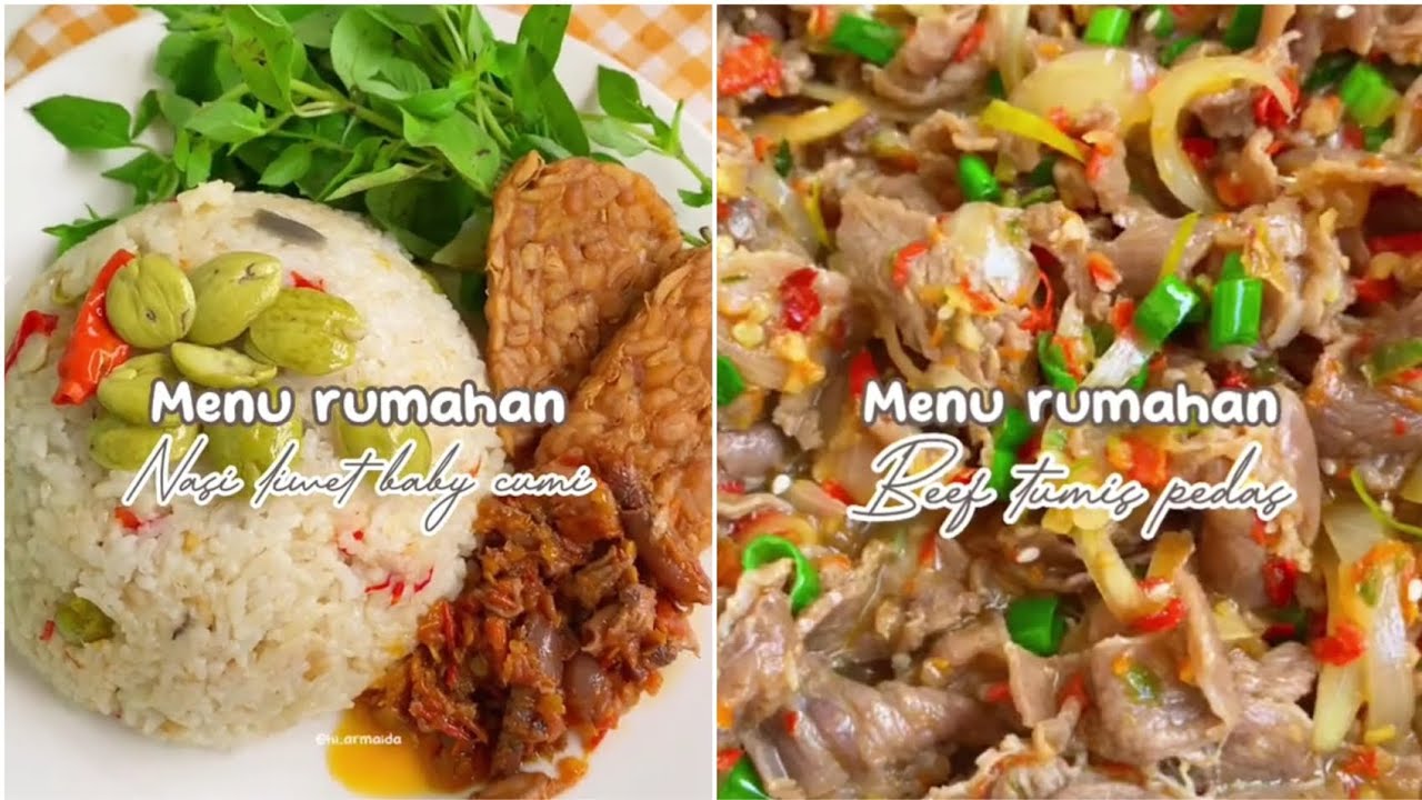 MENU RUMAHAN SEHARI-HARI MUDAH DAN PRAKTIS RASANYA MANTAP !! - YouTube