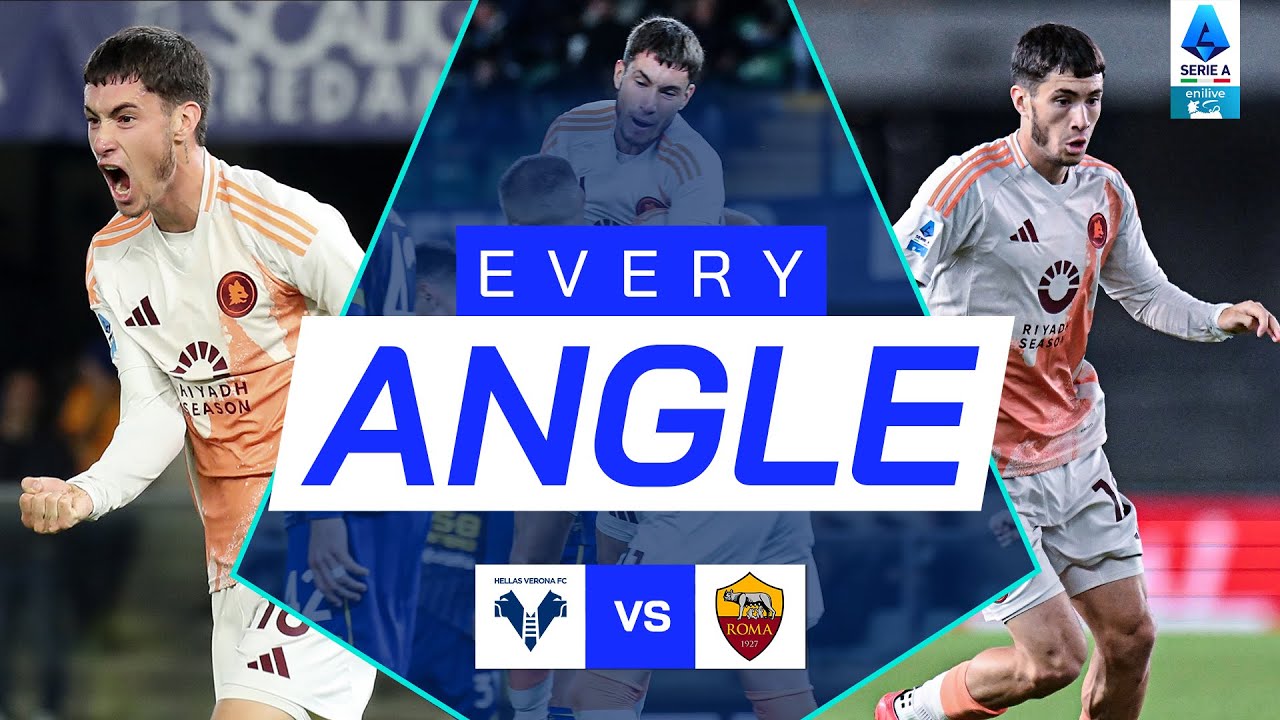 Soulè’s First for Roma Is a Beauty | Every Angle | Verona-Roma | Serie ...