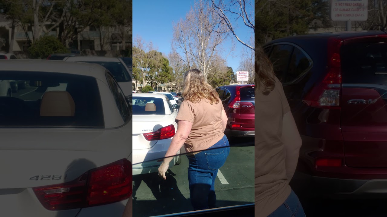 crazy Karen road rage - YouTube