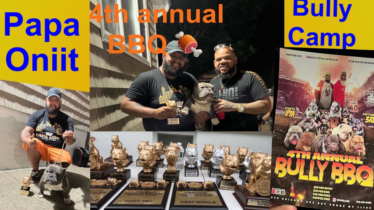 4th anual BBQ bully show/ dog show / micro bully exotics - YouTube