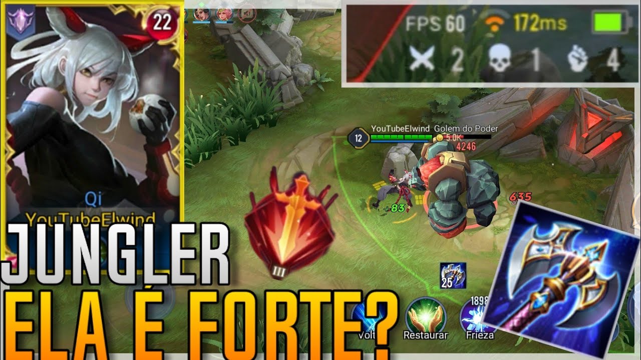 ARENA OF LAG + QI JUNGLER + NOVO HERÓI - Arena of Valor - YouTube