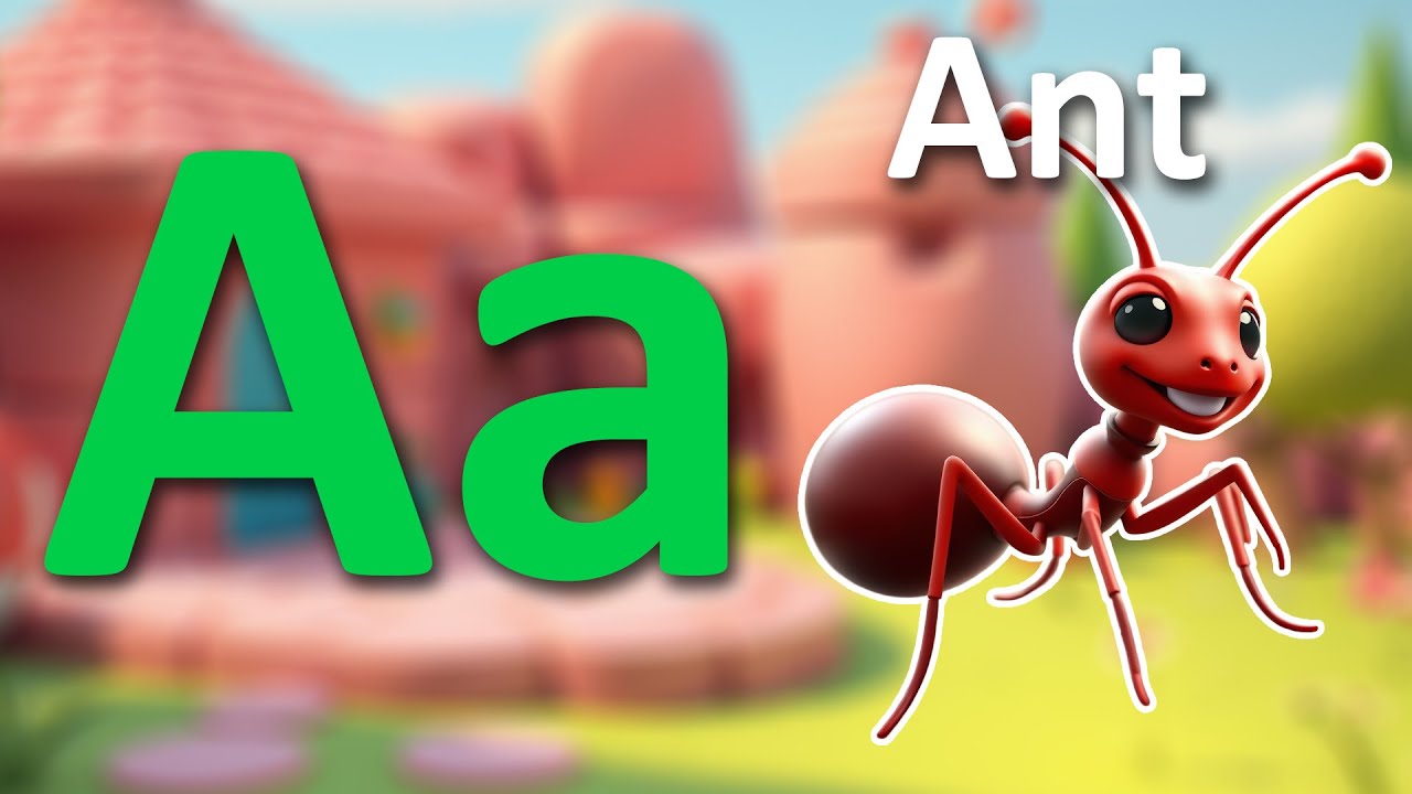 A is for Ant, ABC Phonics Song- Toddler Learning Video Songs, ABC ...