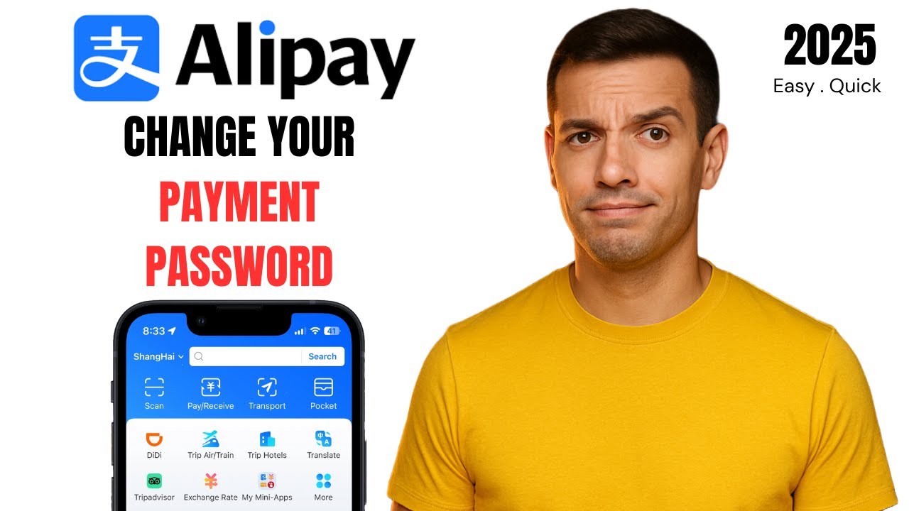 How to Change Your Alipay Payment Password (2025 Guide) - YouTube