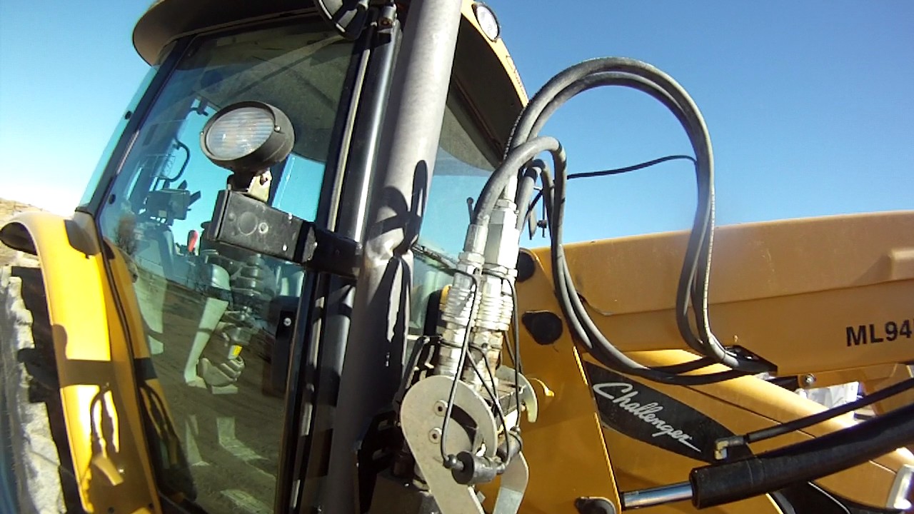 Challenger Tractor MT455B / ML94B Loader Big Iron - YouTube