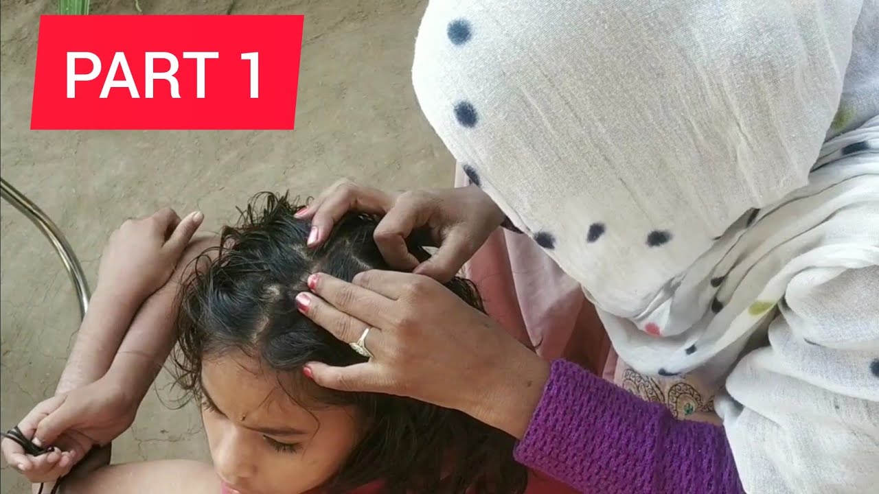 heavy lice,nits picking in my daughter hair || Most requested video ...