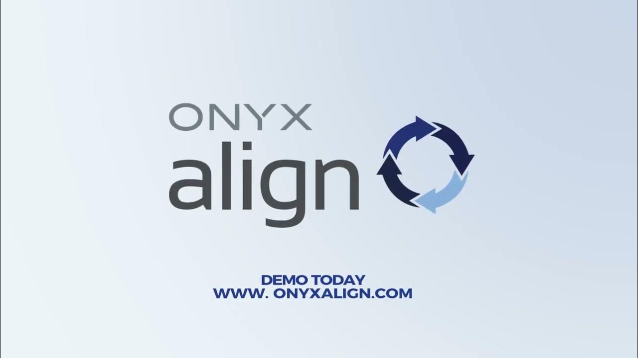 ONYX Align and QuickBooks® Integration: Seamlessly Connect and Streamline Your Workflow - YouTube