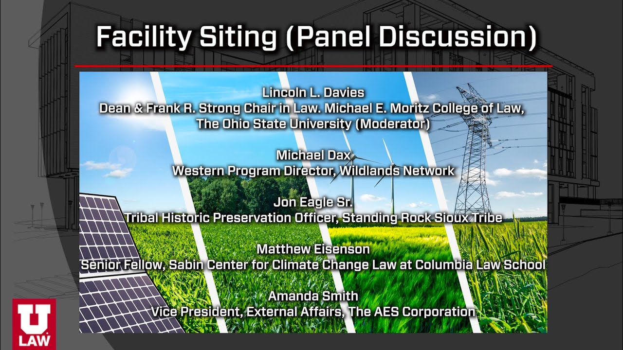 Facility Siting Panel Discussion (Stegner Symposium 2024) - YouTube