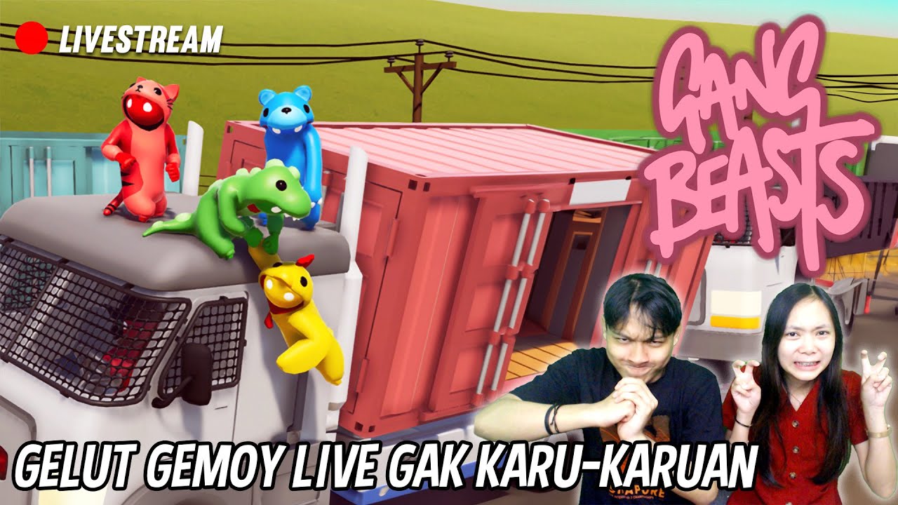 BATTLE LETOY GONG BASS LESGOO | GANG BEASTS COLLABS - YouTube