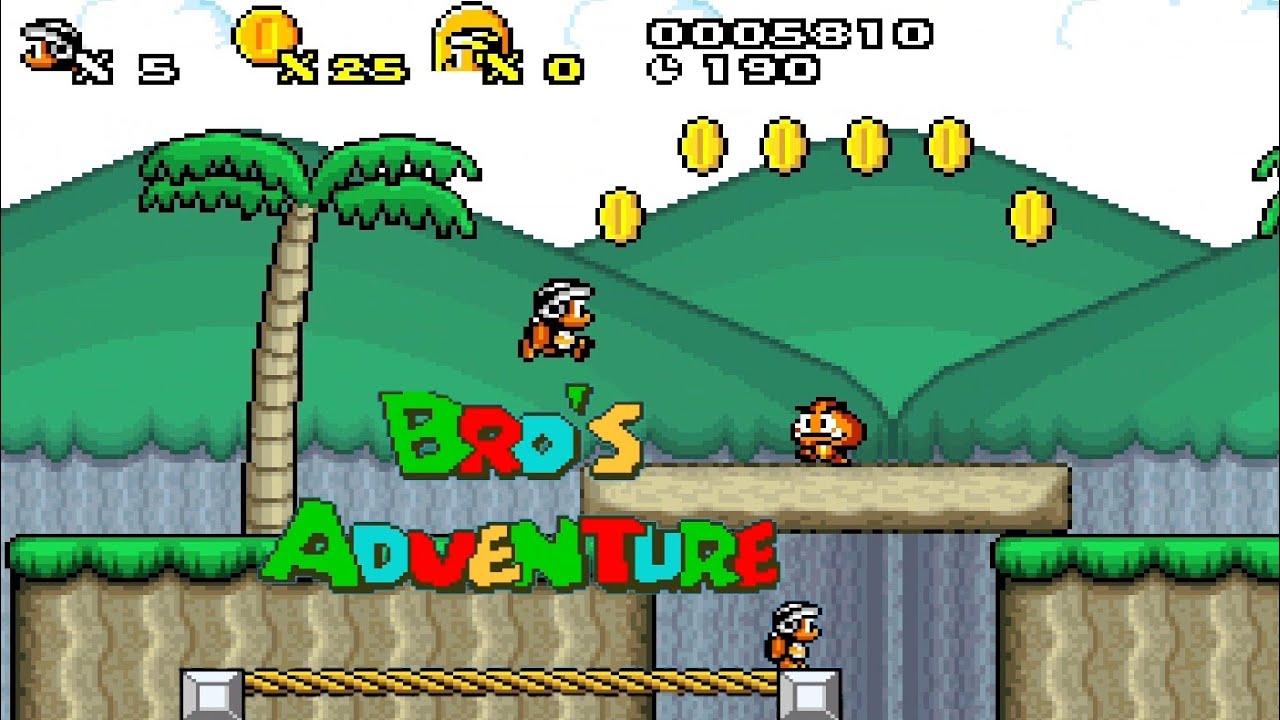 Super Mario World Bros Adventure DEMO Level Blissfull Beach - YouTube