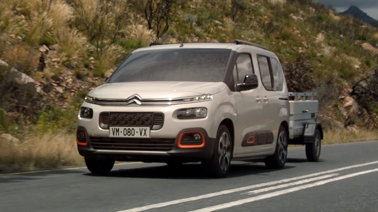 The new Citroen Berlingo - Trailer Stability Control - YouTube