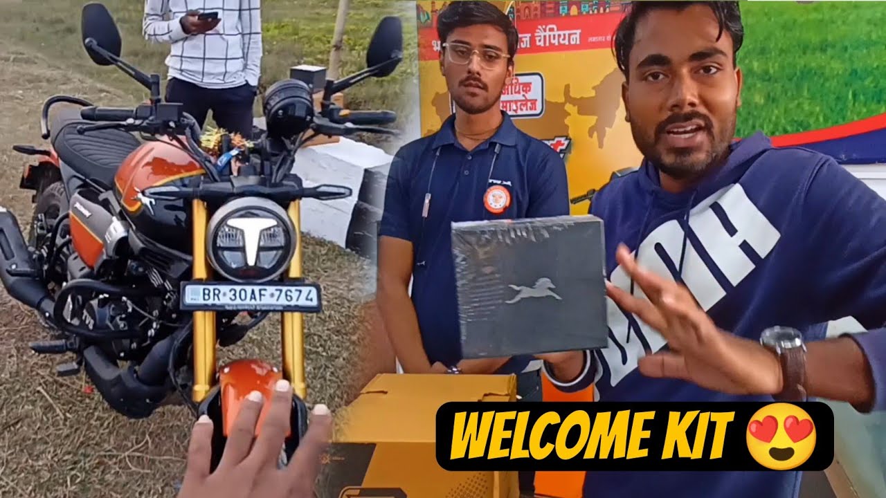 Finally Tvs Ronin Ka Welcome Kit & Number Plate Aa Gaya😍 - YouTube