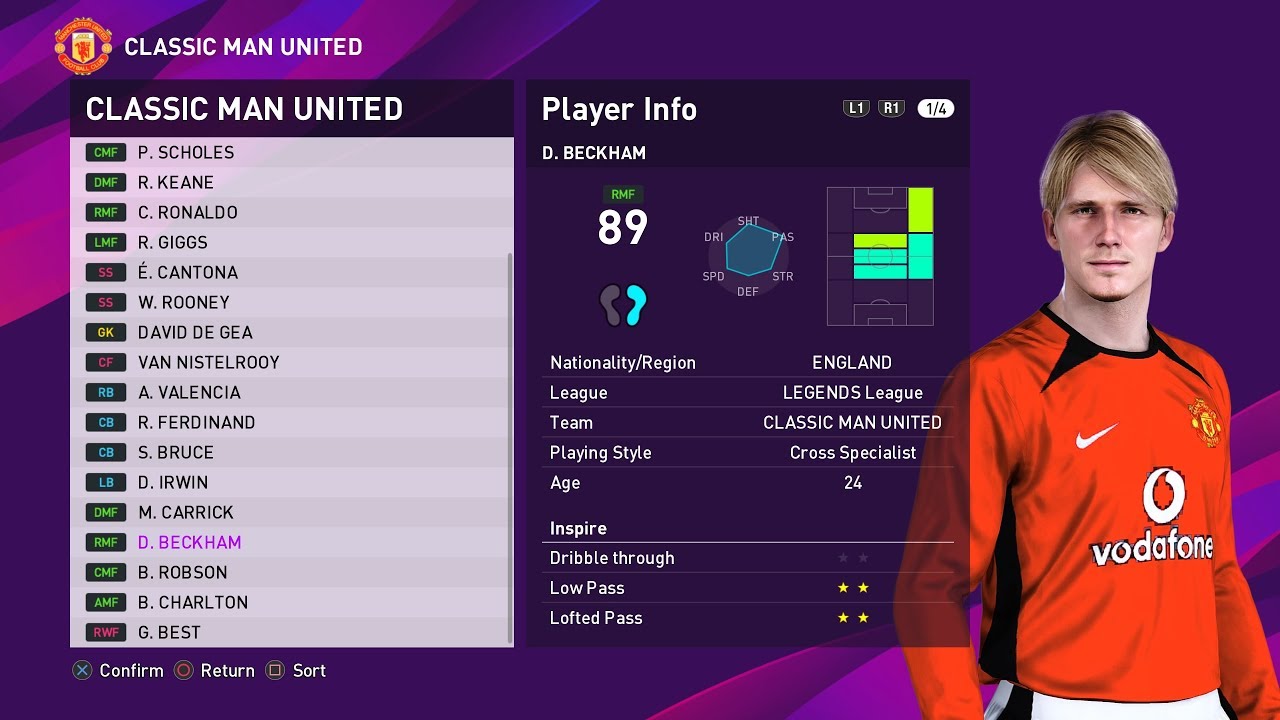 Classic Man Utd Updated PES 2020 *Updated* - YouTube
