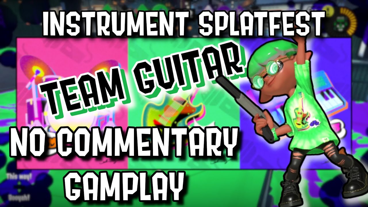 Splatoon 3 - Splatfest Team Guitar N-Zap 85 Gameplay! [Splatfest Battle ...