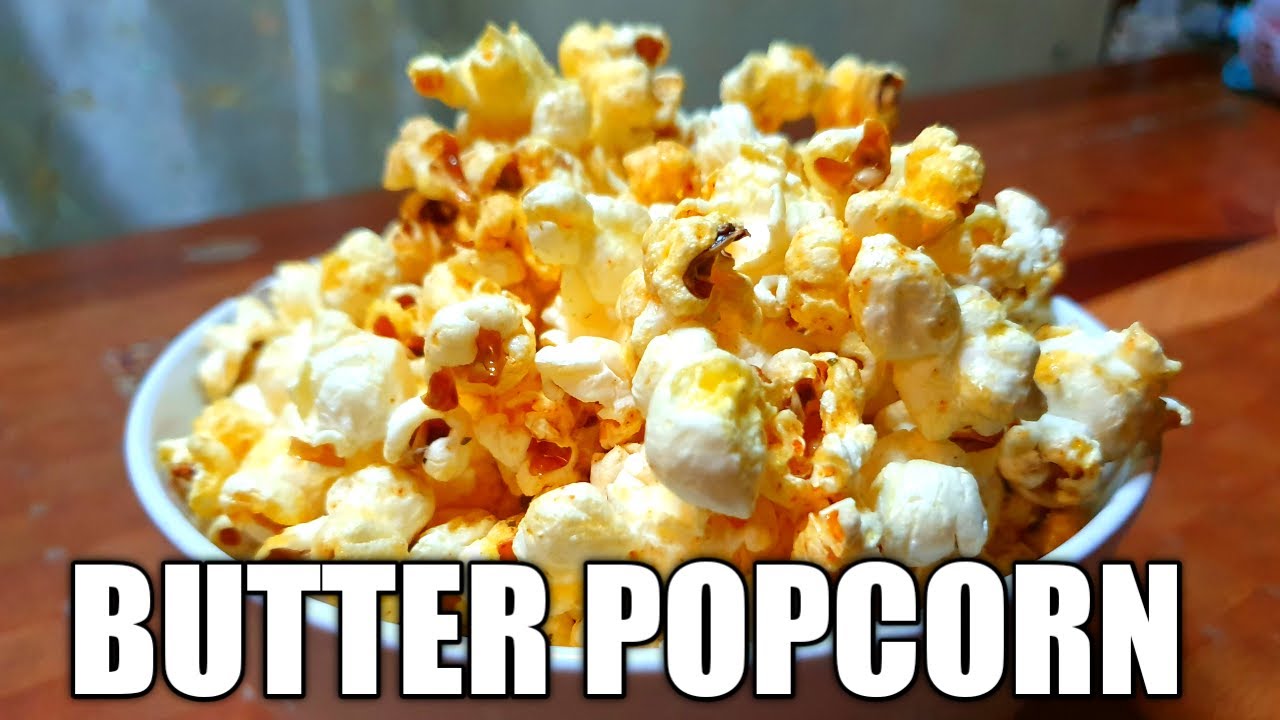 Theater-Style Buttered Popcorn Recipe Easy and Quick - YouTube