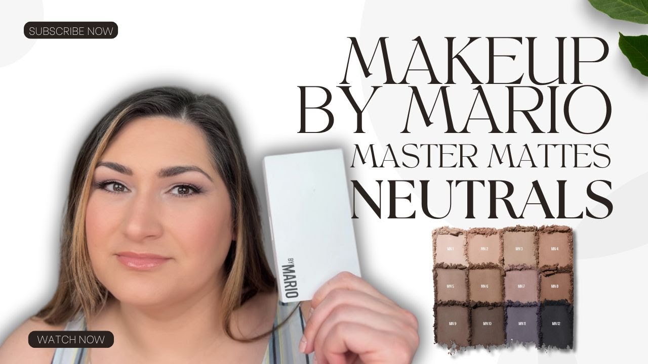 MARIO'S NEUTRALS PALETTE: WORTH THE HYPE? - YouTube