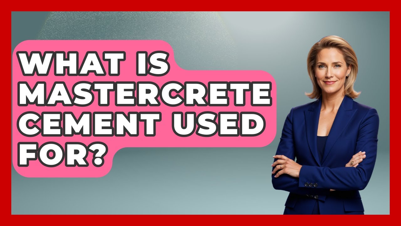 What Is Mastercrete Cement Used For? - Civil Engineering Explained ...