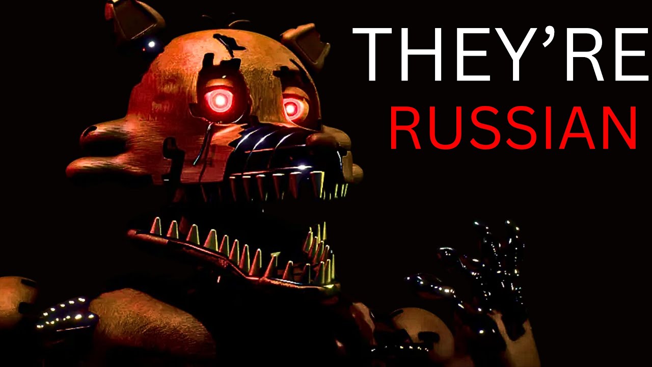 YOU CANT RUN OR HIDE IN THIS RUSSIAN FNAF FREE ROAM (Recreating hell ...