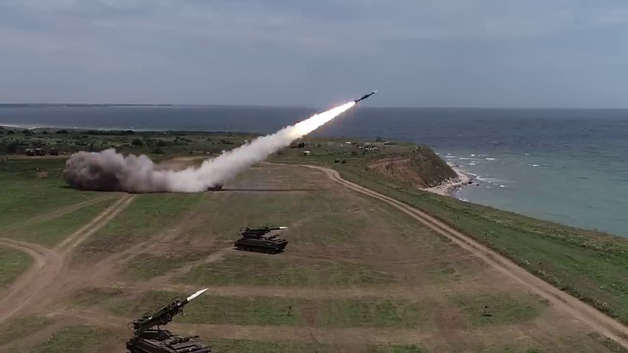 Rare close up access: Air defence rocket launch exercise - YouTube
