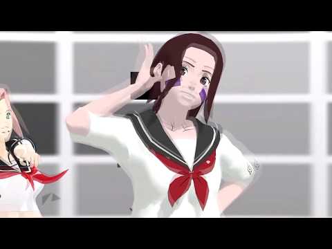 {MMD} Naruto Shippuden - Sakura-Rin-Kushina - You spin me round (ver.2)