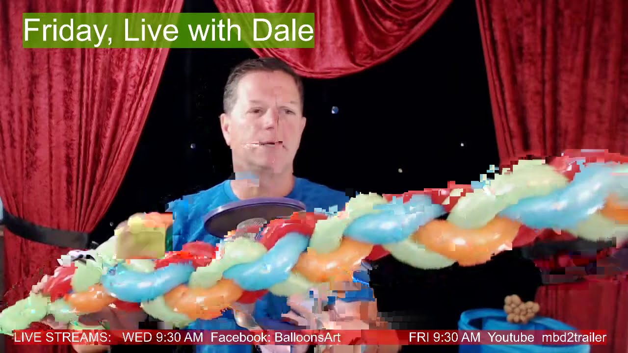 A four balloon weave - YouTube