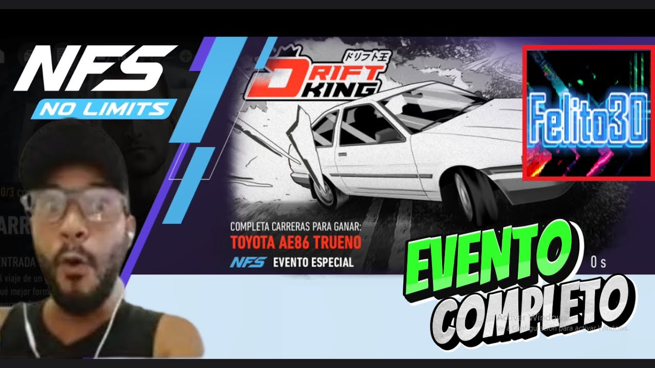 ¿KIM? NFS No Limits: Evento especial - Drift King - Toyota AE86 Trueno ...