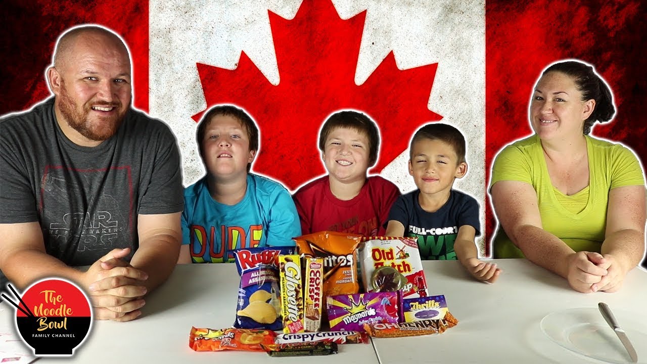 American Family Reacts to Canadian Snacks again, Snack Crate Canada ...