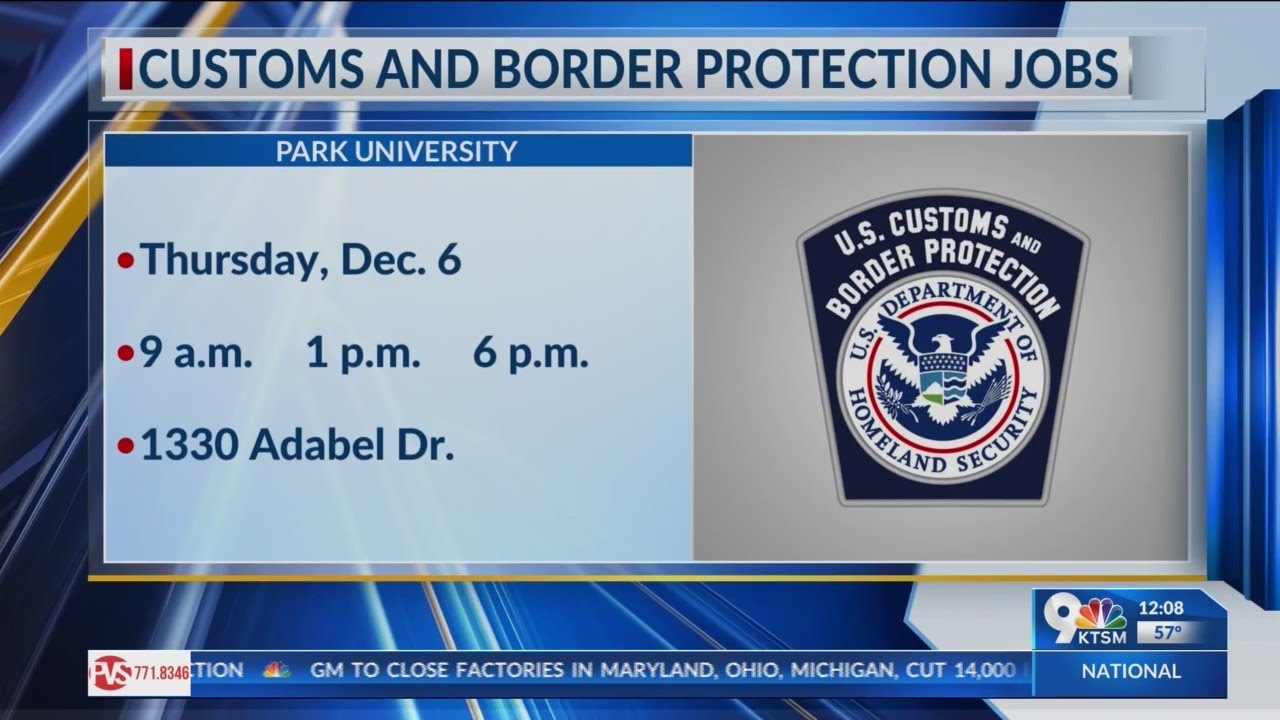 CBP Hiring Fair in El Paso - YouTube