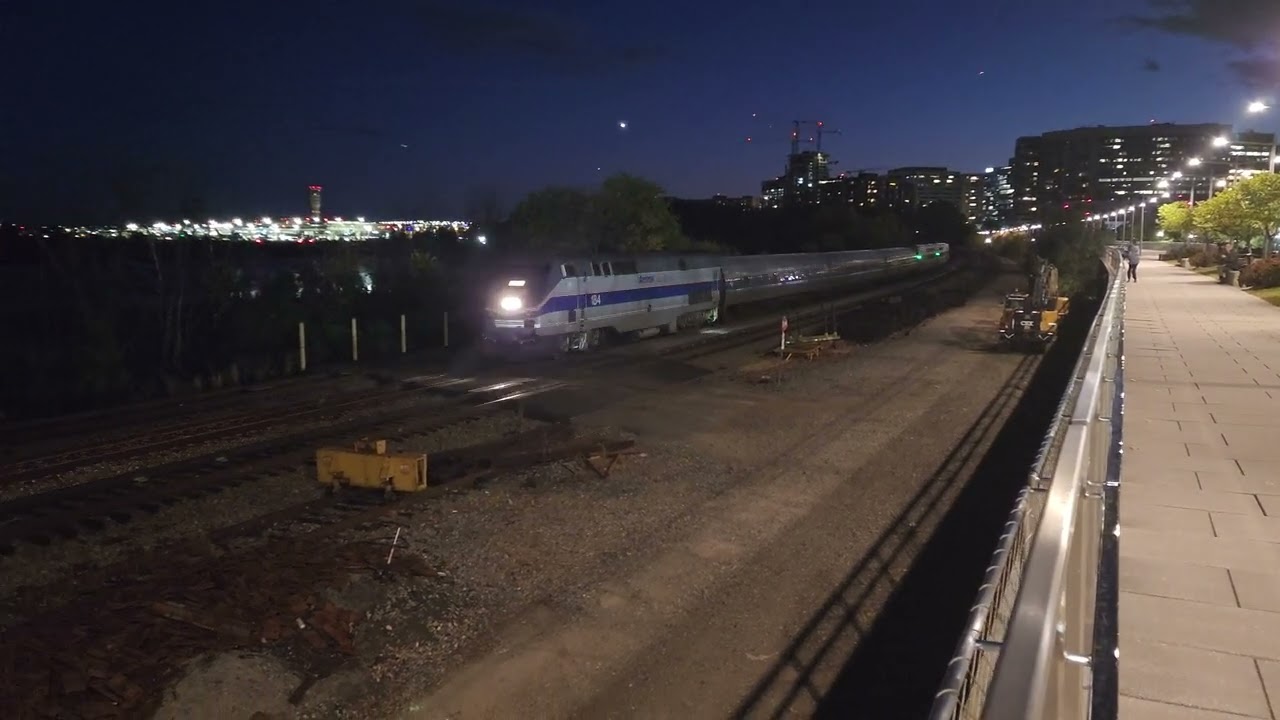 Amtrak Phase IV anniversary unit #184 leads Cardinal Train 50 - YouTube