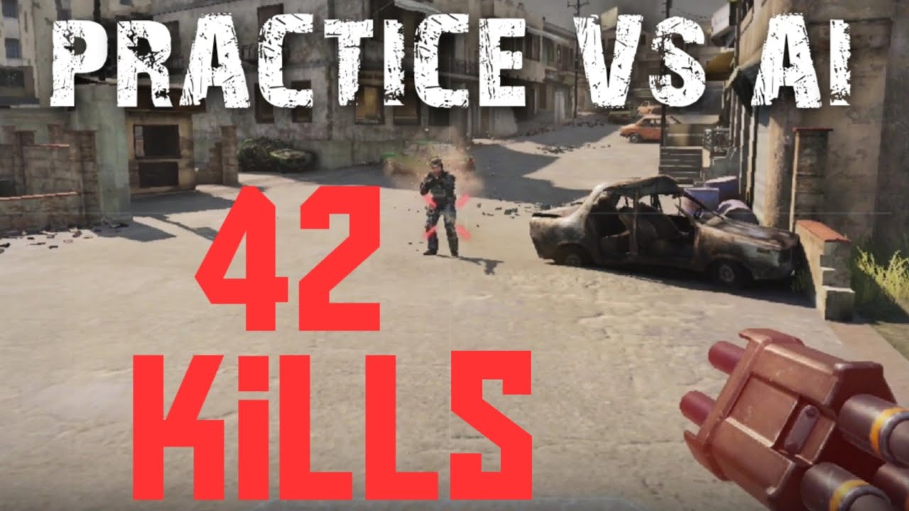 GAMEPLAY CALL OF DUTY / PRACTICE VS AI / 42 KILLS - YouTube