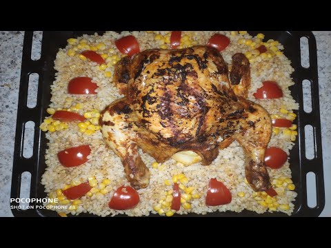 😋👌DADI DAMAĞINIZDA QALACAQ BULGUR DA TOYUQ BASDİRMASI/TAVUKLU BULGUR kolay tarifi/TASTY FOOD