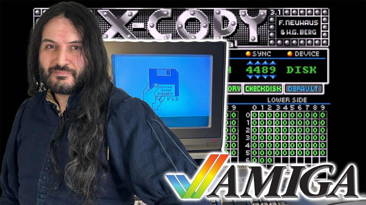 Amiga 500 Tutorial How To Copy Floppy Disks with X - Copy - YouTube