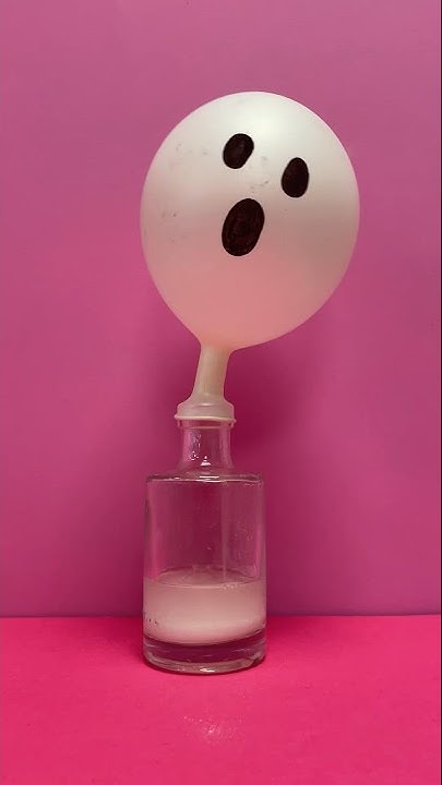 Expanding Ghost Halloween Science Experiment for Kids #shorts - YouTube