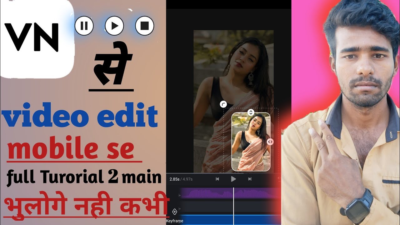 VN Video Editor Full Tutorial?video editing course?how to use vn video ...