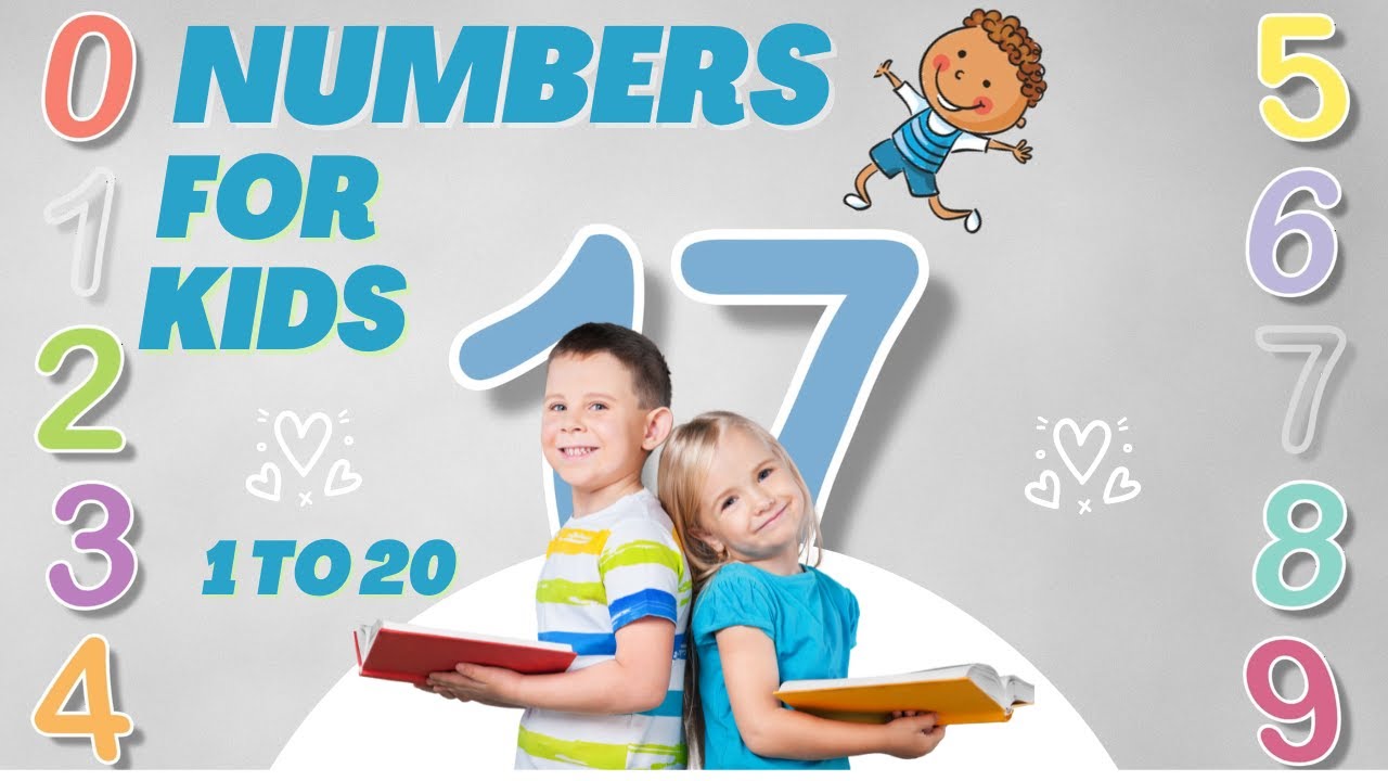 Learning to count from 1 to 20 | Numbers for kids | We love counting ...