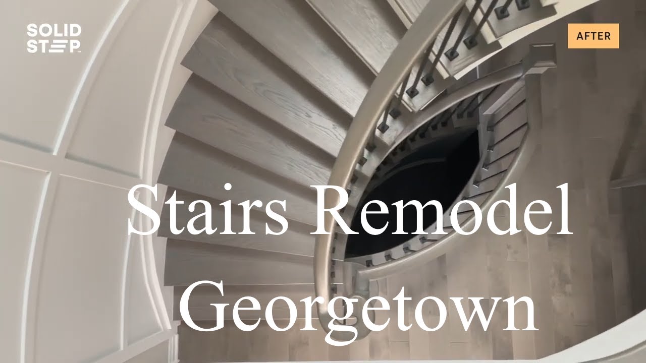 Incredible Stairs Remodel in Georgetown, Ontario! - SOLID STEP - YouTube