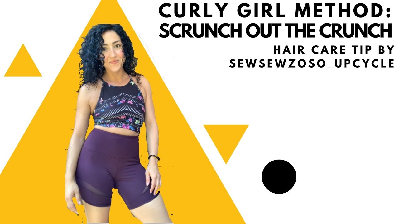 Curly Girl Method Tip: SOTC (Scrunch Out the Crunch) - YouTube