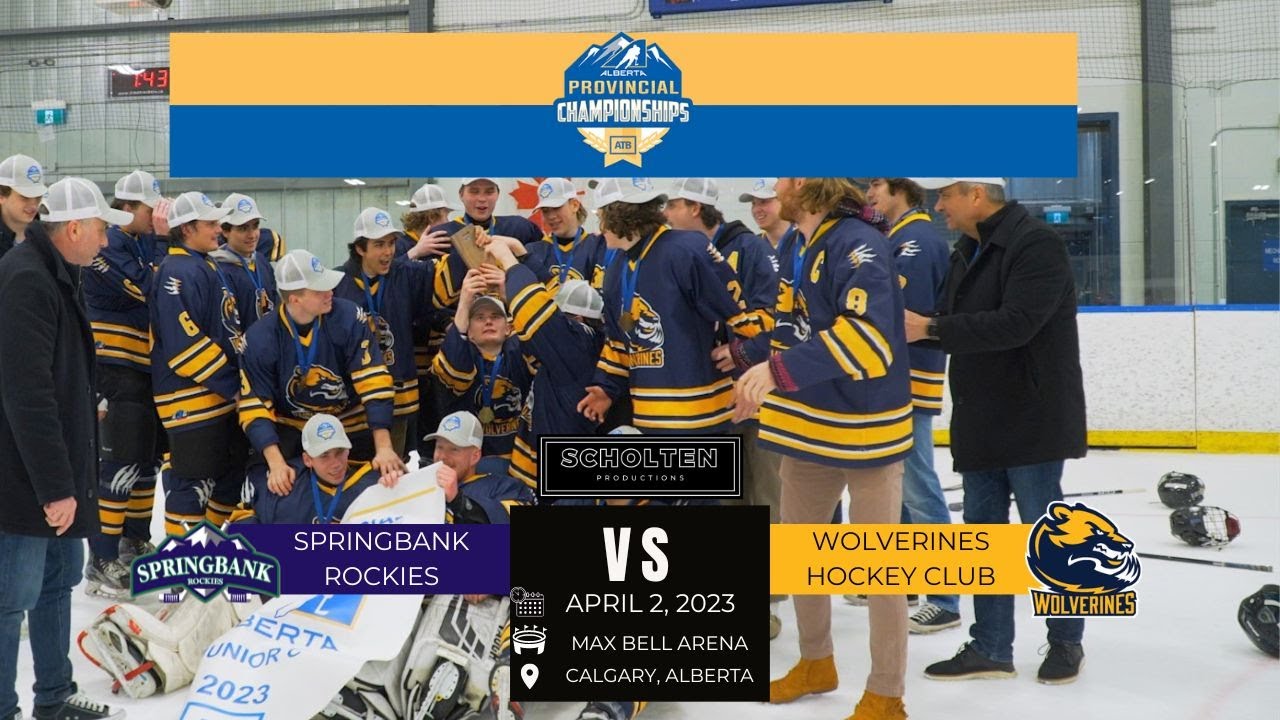 Wolverines HC vs Springbank Rockies | Hockey Alberta Junior C ...