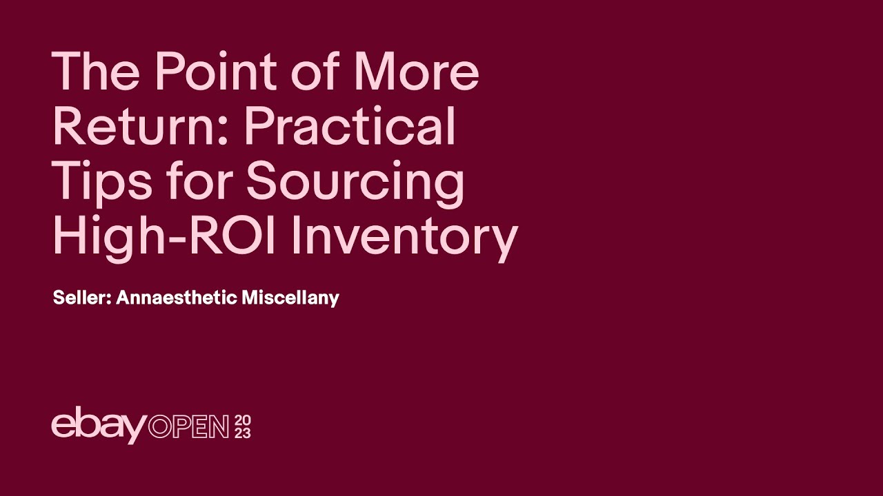 The point of more return: practical tips for sourcing high-ROI ...