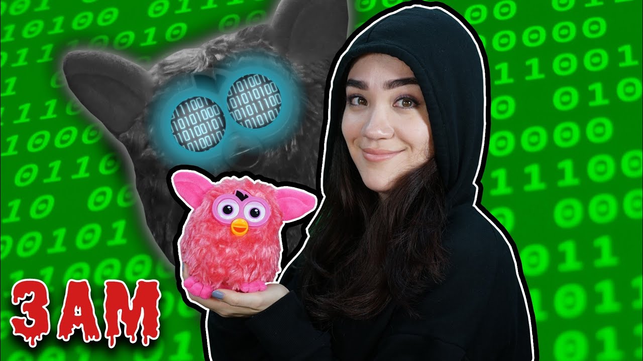 HACKER GIRL 3AM Challenge! (I HACK Haunted Furby at 3AM!) - YouTube