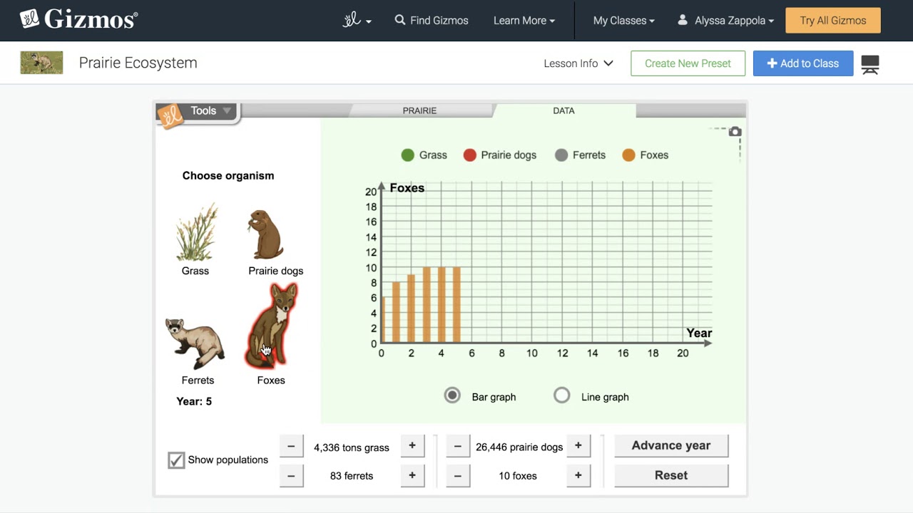 Prairie Ecosystem Gizmo ExploreLearning - YouTube