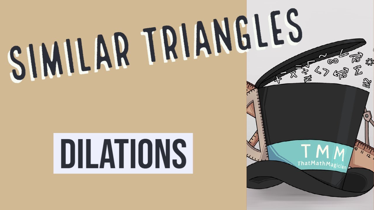 Similar Triangles: Dilation Examples - YouTube